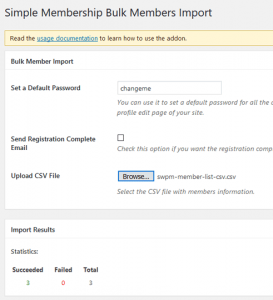 Simple Membership - Bulk Import Member Data from a CSV File ...